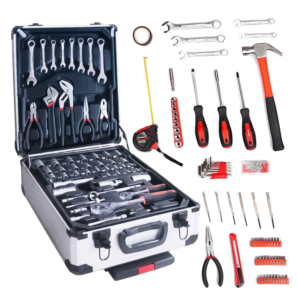 187 Pcs Complete Socket Wrench Machine Equipment Trolley Mechanical ...